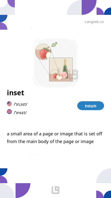 Definition & Meaning of "Inset" | LanGeek