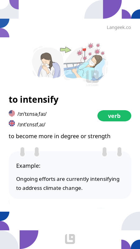 Definition & Meaning of "Intensify" | Picture Dictionary
