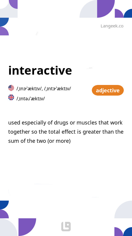 Definition & Meaning of "Interactive" | Picture Dictionary